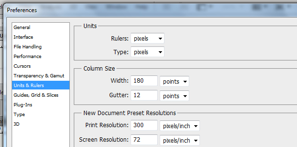 How to change the measurement units in Photoshop - KVR Webtech